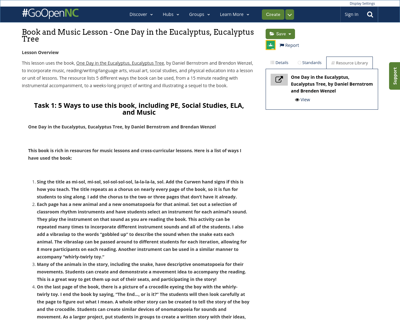 Book and Music Lesson - One Day in the Eucalyptus, Eucalyptus Tree ...