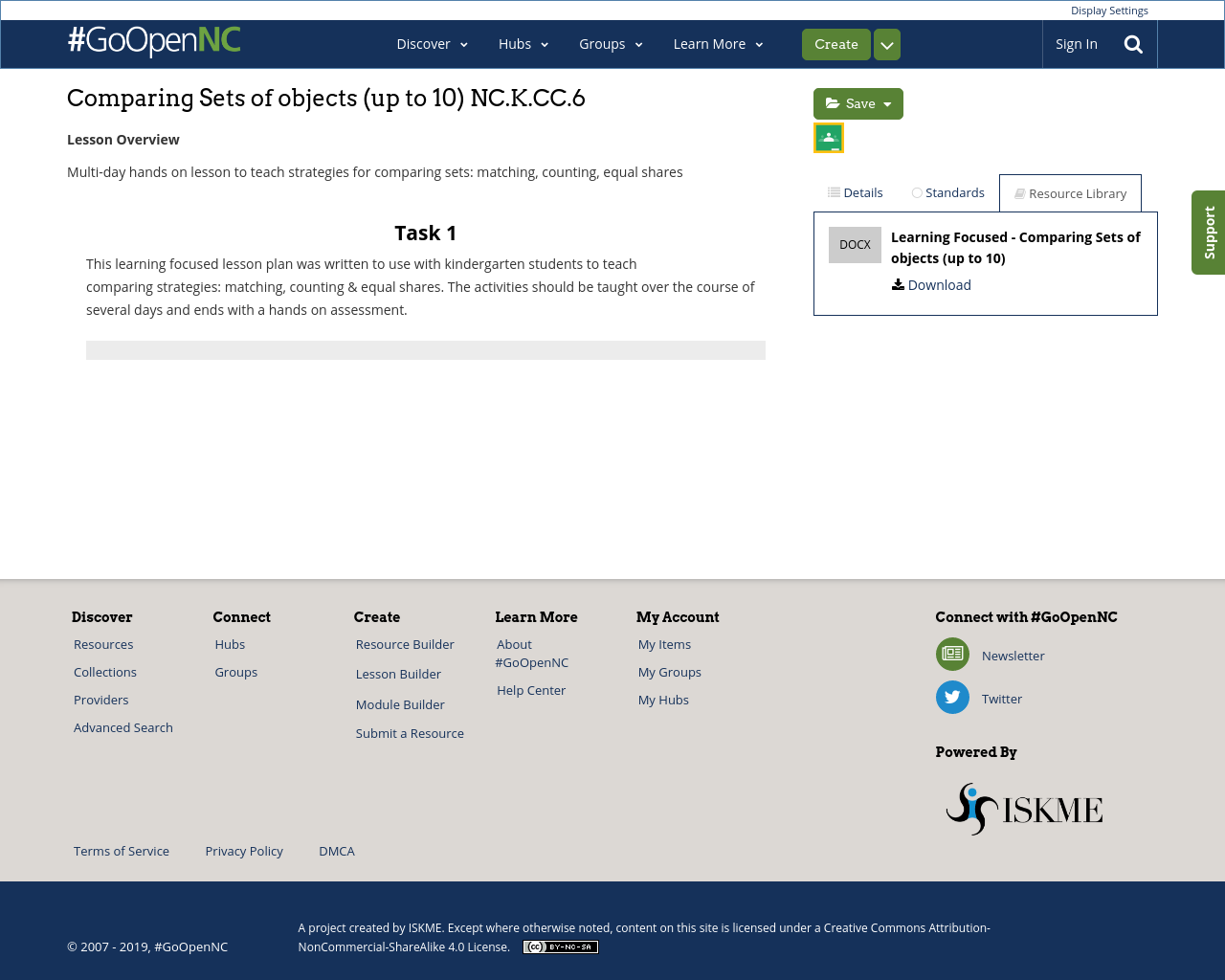 Comparing Sets of objects (up to 10) NC.K.CC.6 | Recent Activity | # ...