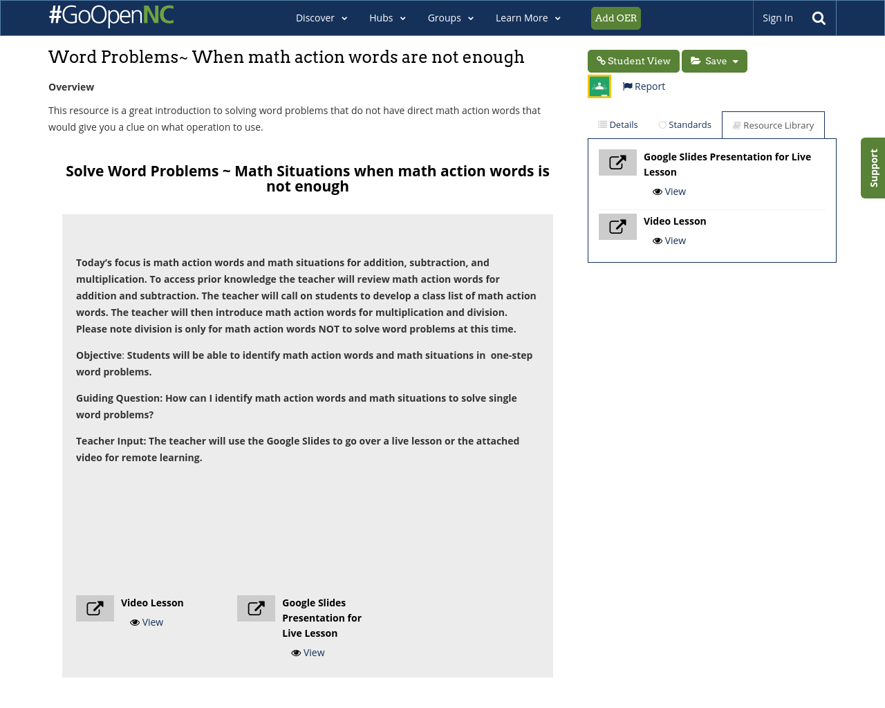 Word Problems~ When math action words are not enough | Recent Activity ...