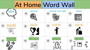 At Home Word Walls for Distance Learning#GoOpenNC