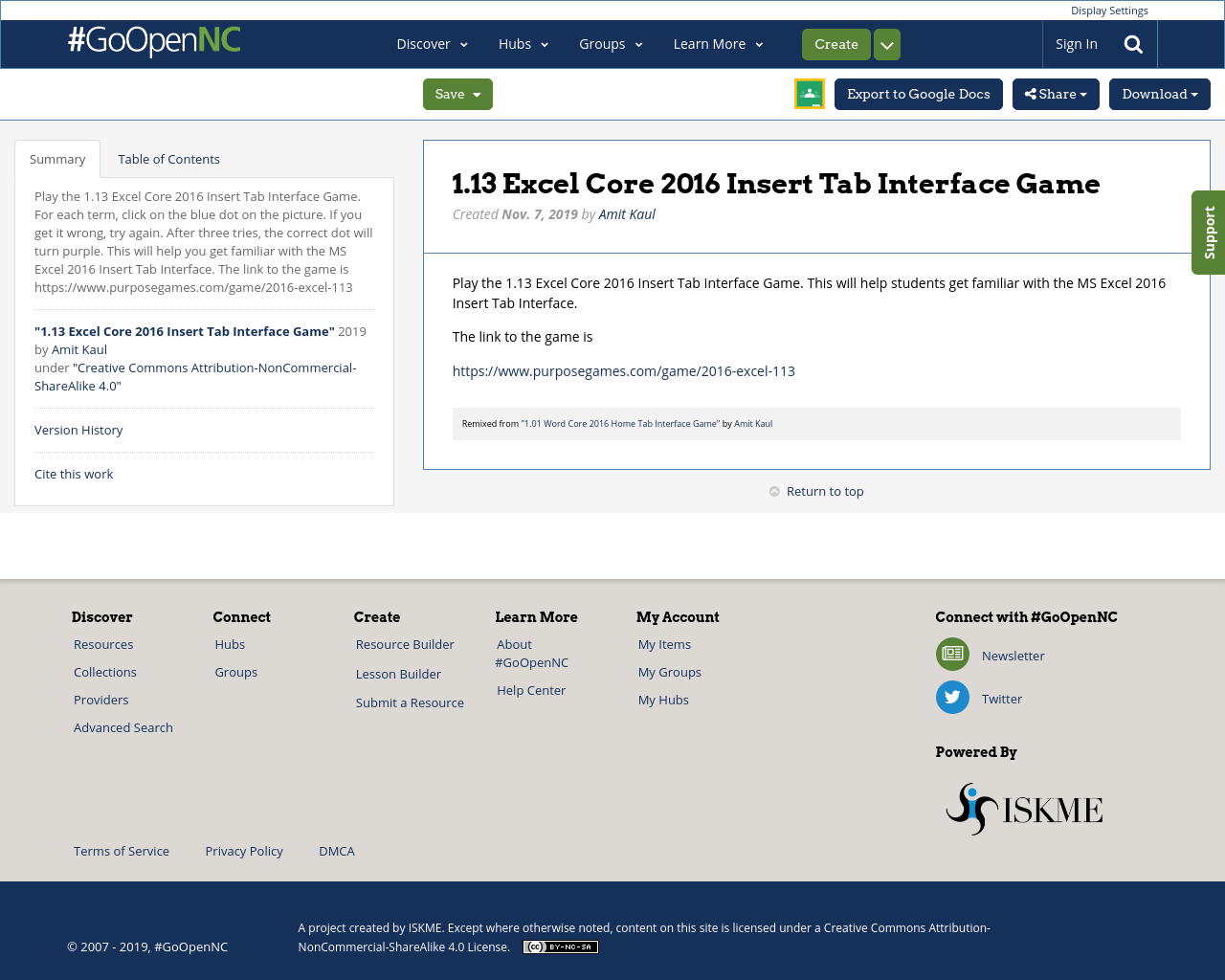 1-13-excel-core-2016-insert-tab-interface-game-recent-activity